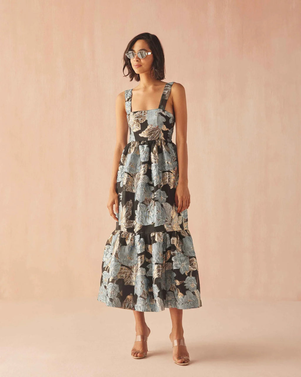 Leena Maxi Dress Vivienne Mussel – sweet ivy